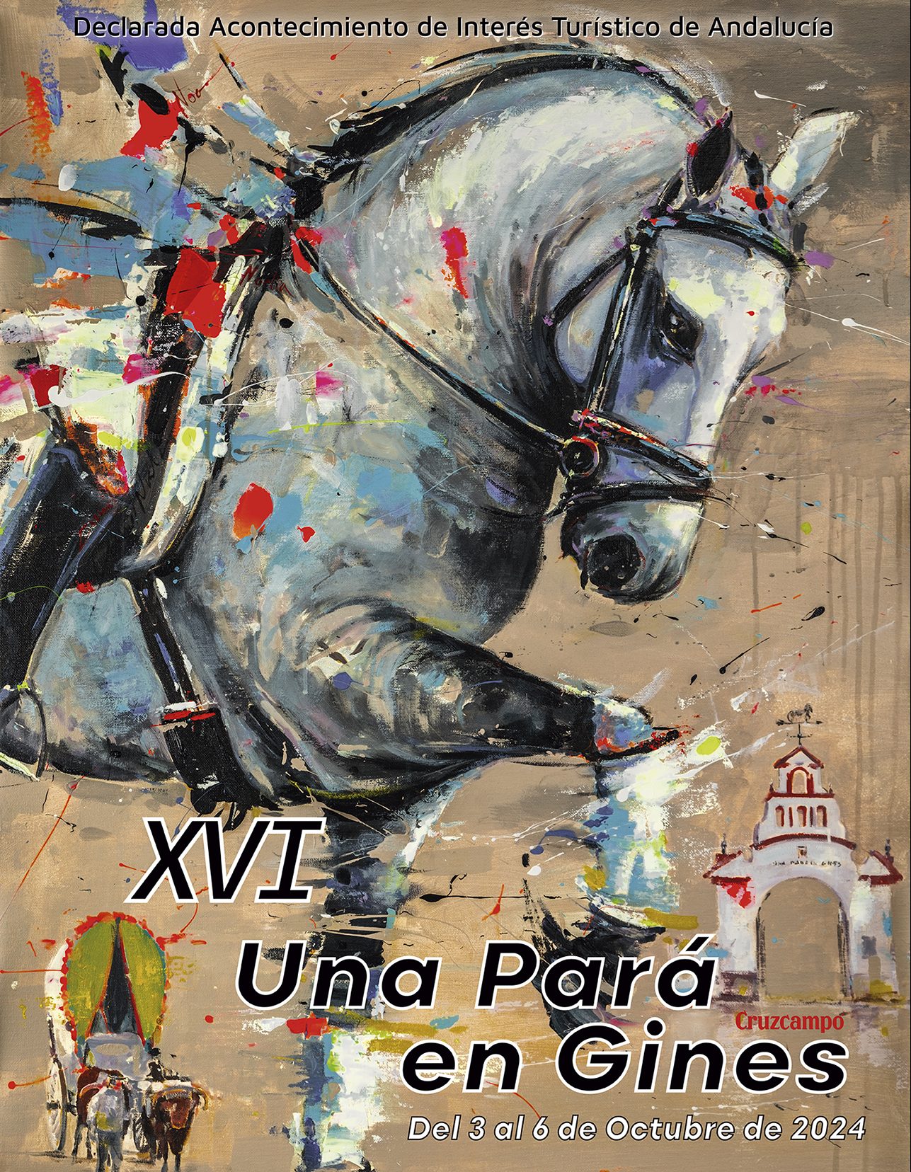 ‘Una Pará en Gines’ presenta su cartel 2024, obra del artista David Noalia